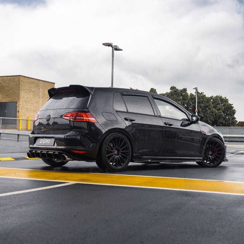 ZAERO Design EVO-1 Gloss Black Rear Diffuser for Volkswagen Golf GTI M