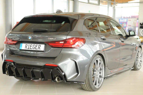 Rieger Rear Diffuser Gloss Black - M135i (F40) 2019+