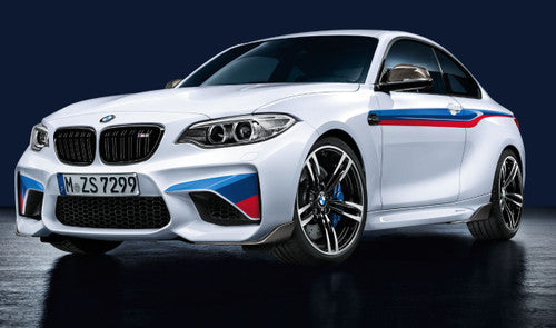 BMW M2 F87 M Performance Motorsport Stripes Decal Kit (2016-2021) - Ge
