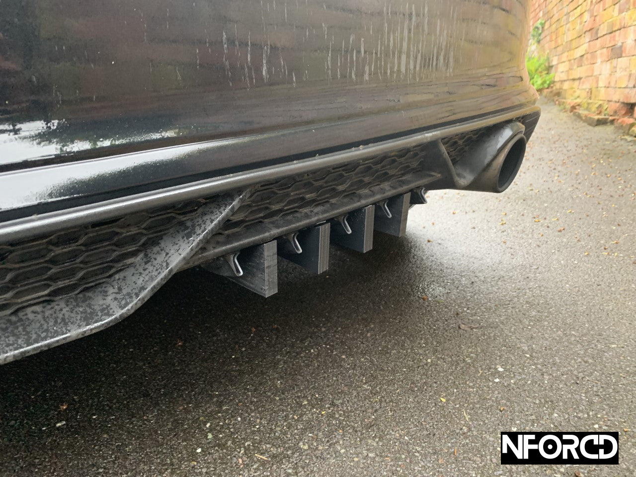 Rear Diffuser Fins for Mk8 Fiesta St-line